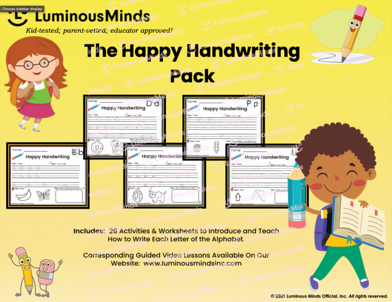Reading Comprehension Worksheets - Happy Handwriting Bundle Pack
