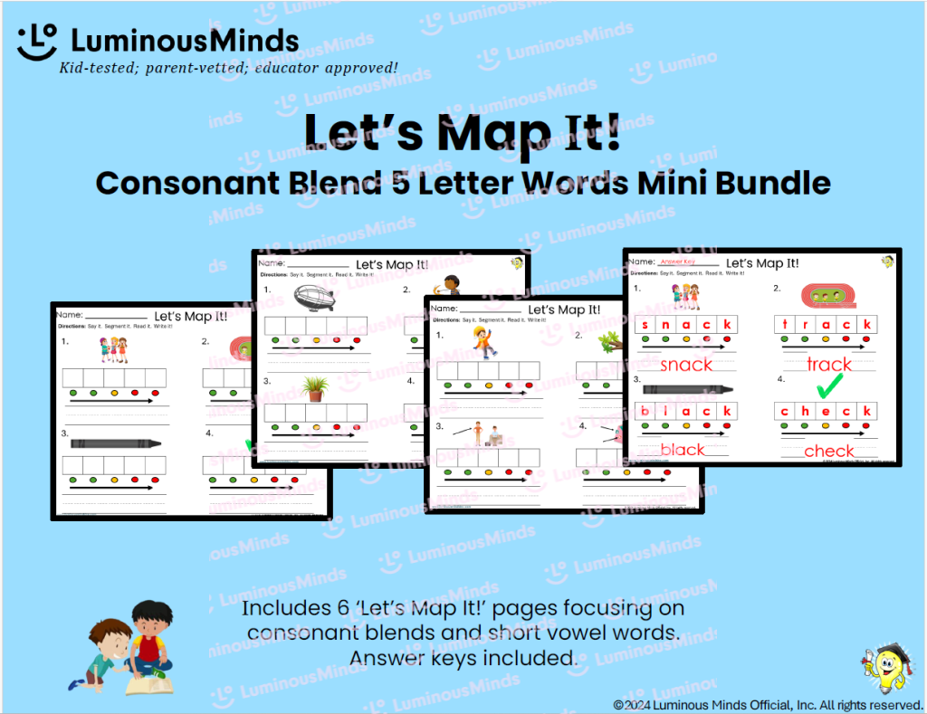 Learning Mats Archives - Reading Worksheets - Kindergarten, 1st, & 2nd ...