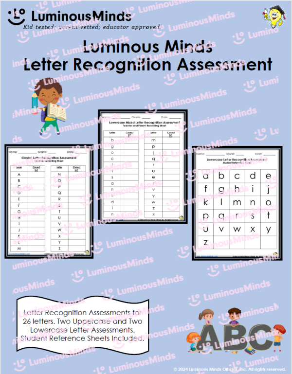 Reading Comprehension Worksheets - Letter Recognition, Identification ...
