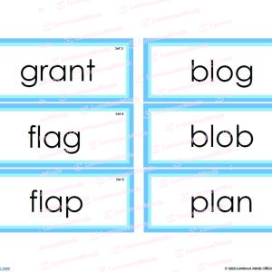Reading Comprehension Worksheets - Consonant Blend Fluency Grids | R ...