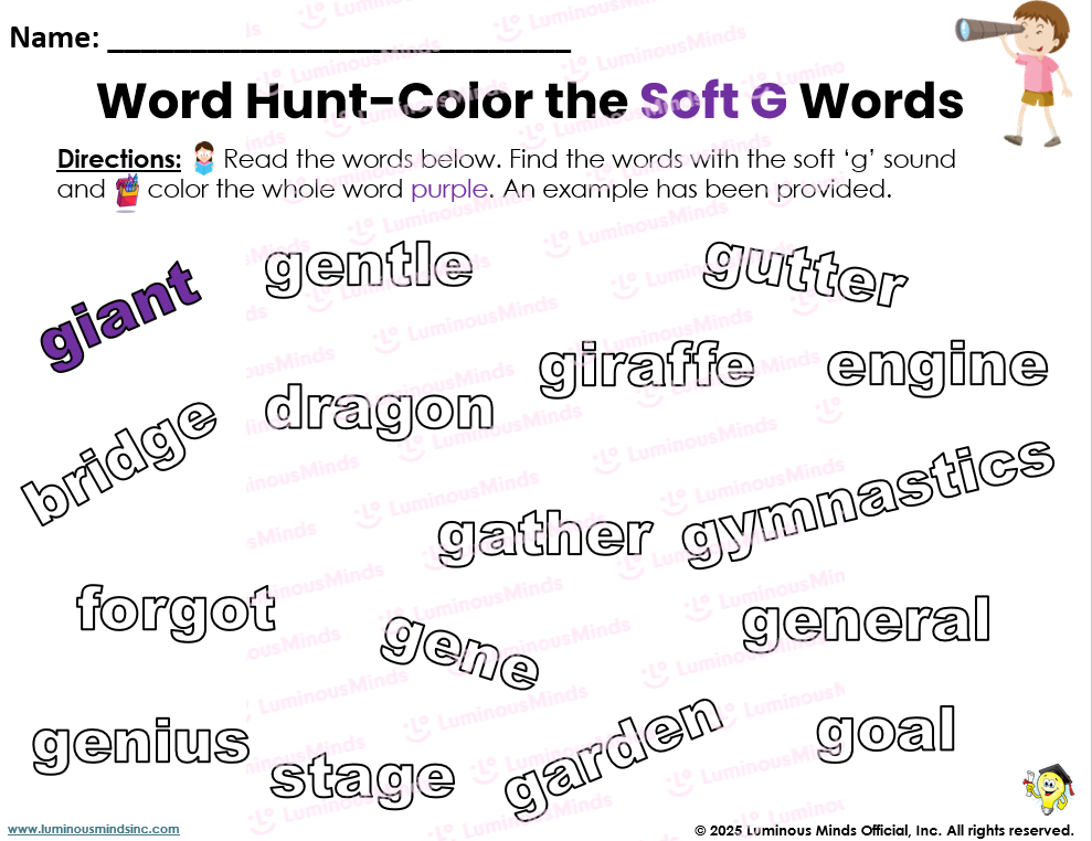 Reading Comprehension Worksheets - Let’s Learn About the Hard and Soft ...