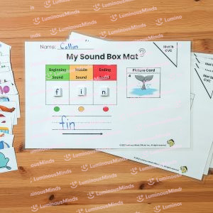 CVC Sound Box Word Building Mats | Hands-On Phonics & Word Building