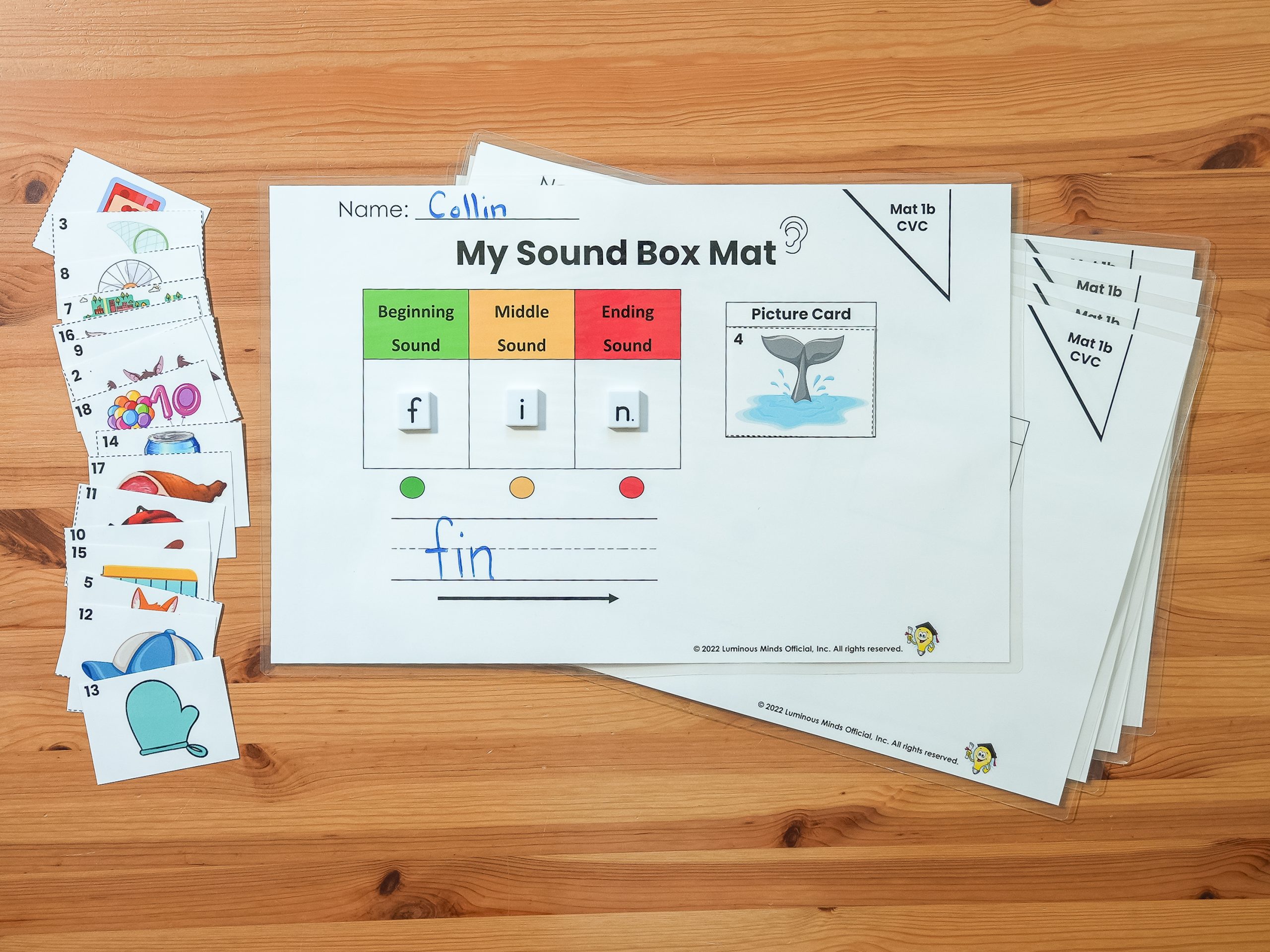CVC Sound Box Word Building Mats | Hands-On Phonics & Word Building