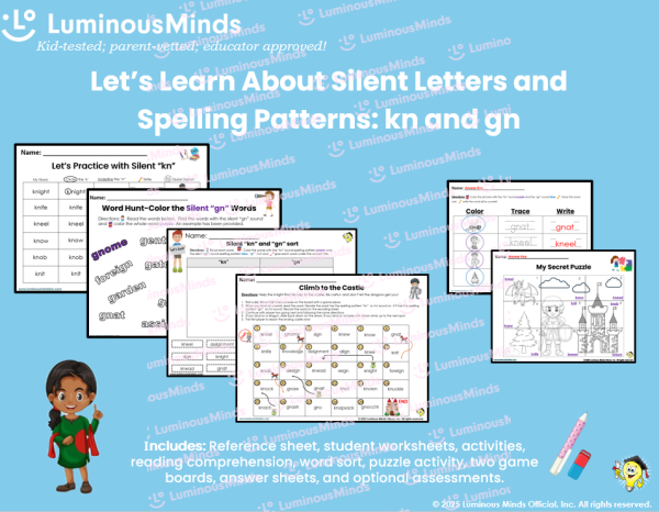 Reading Comprehension Worksheets - Let’s Learn About Silent Letters and ...