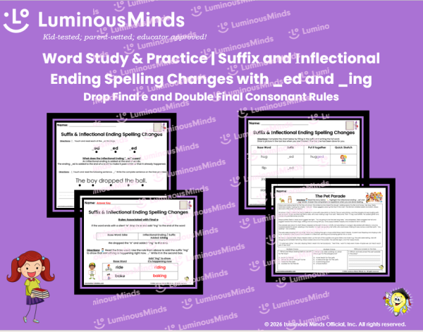 Reading Comprehension Worksheets - Word Study & Practice: Spelling ...