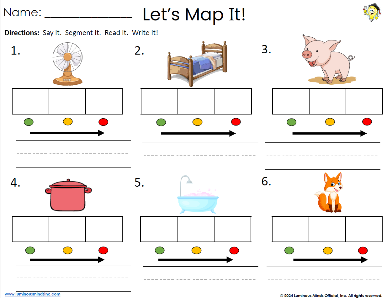 Activities and worksheets for learning letter sounds science of reading