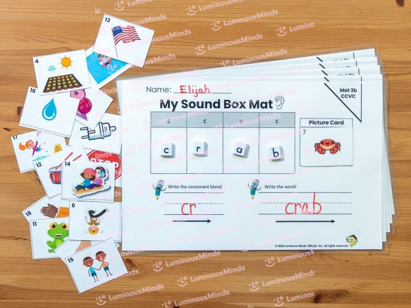 CCVC Sound Box Word Building Mats | Hands-On Phonics & Word Building ...