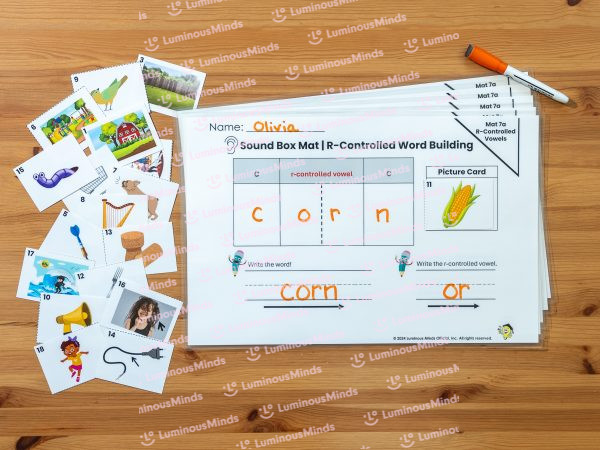 R-Controlled Vowels Word Building Mats | Hands-On Phonics & Word ...